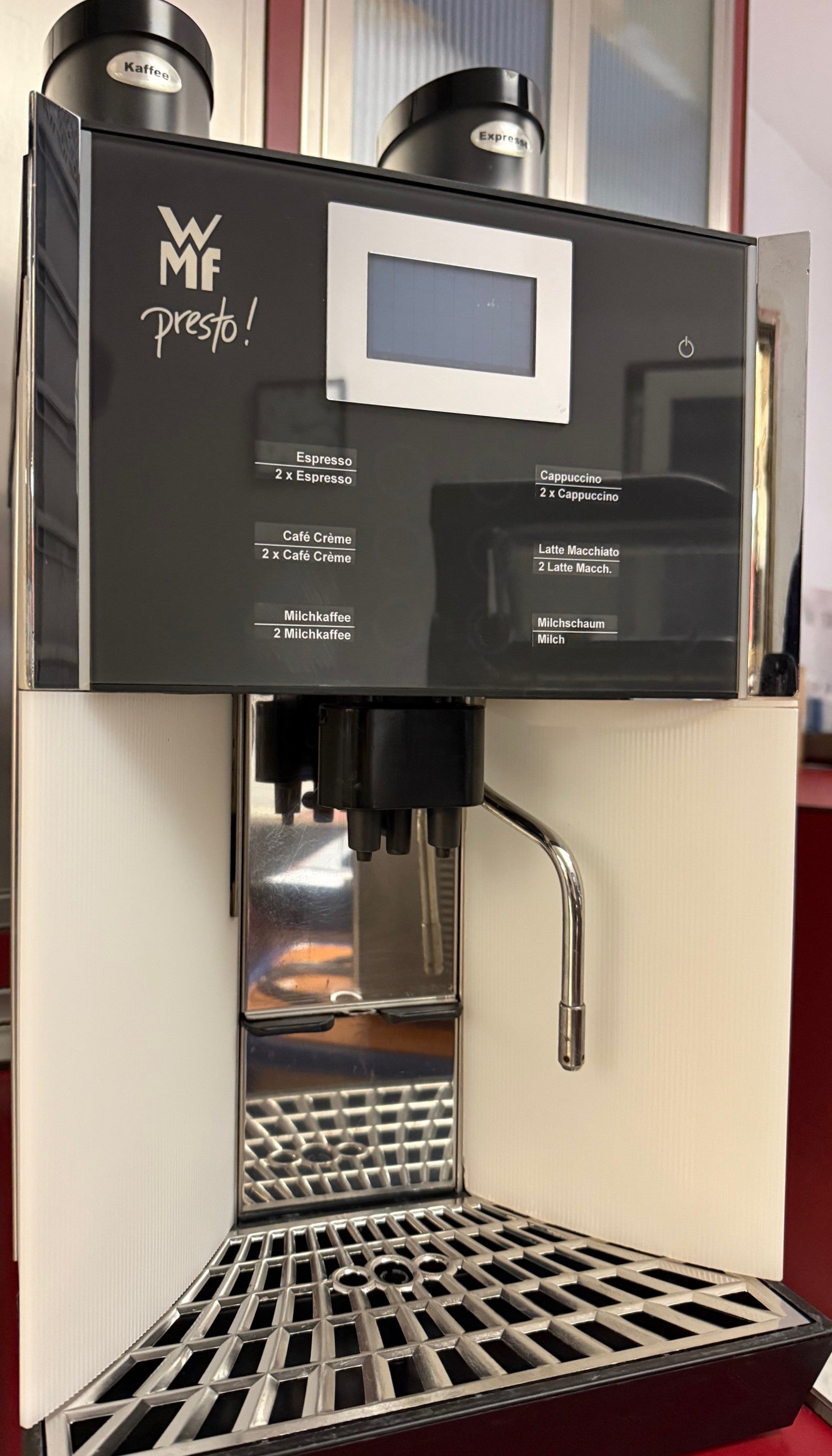 WMF Presto Kaffee-Vollautomat, Festwasser, Service NEU, MwSt. – AVB GmbH