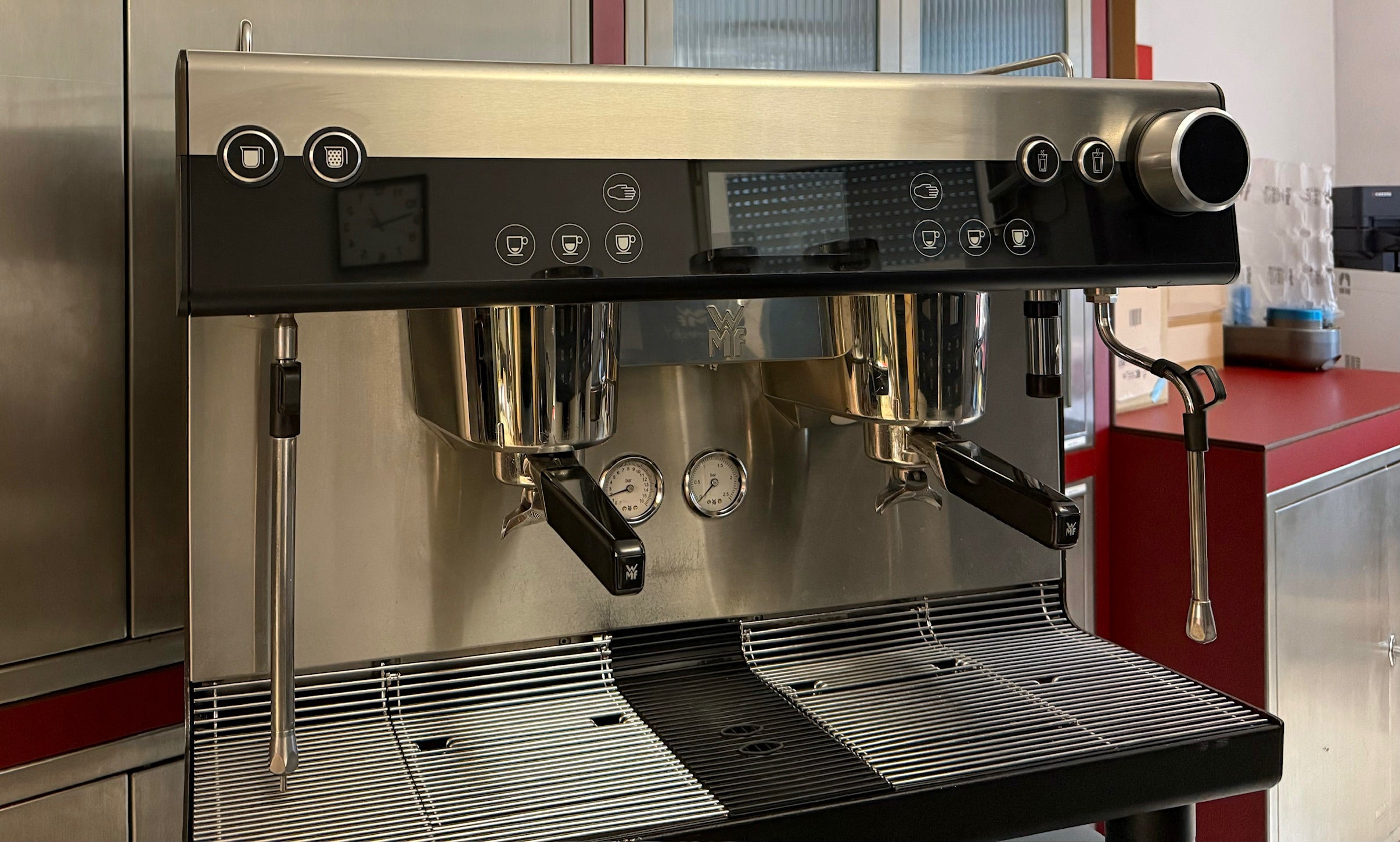 WMF Espresso Hybrid-Kaffeemaschine / Siebträger, Service NEU, MwSt ...